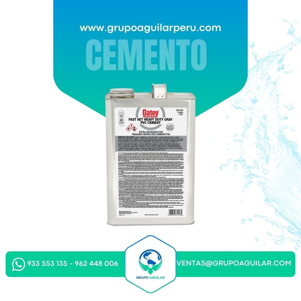 Pegamento Gris para PVC (Galon) – Grupo Aguilar