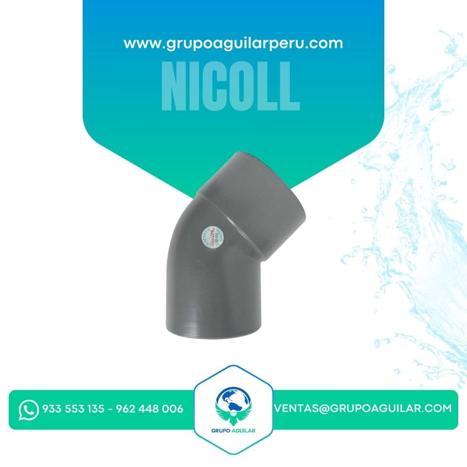 Codo 45° SEL Desagüe NICOLL – Grupo Aguilar