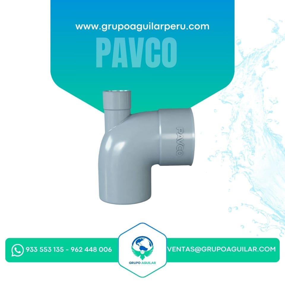 Codo 90° con Reducción Desagüe PAVCO – Grupo Aguilar