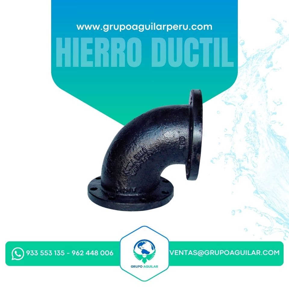 Codo 90° Bridado de Hierro Dúctil NEGRO – Grupo Aguilar